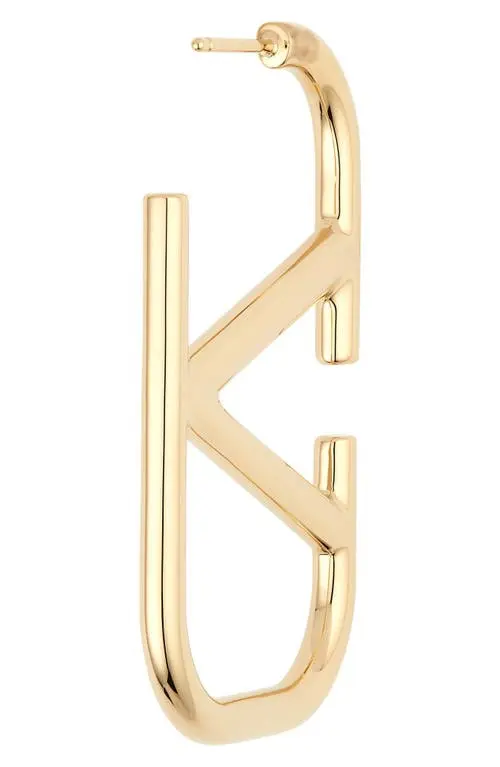 Valentino Garavani Vlogo Huggie Earrings - Oro 18