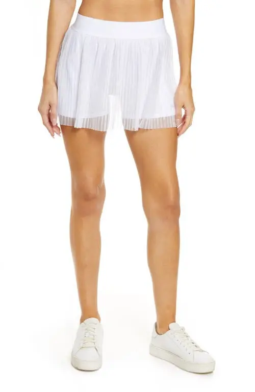 Alo Yoga Flirty Mesh Overlay Tennis Skirt