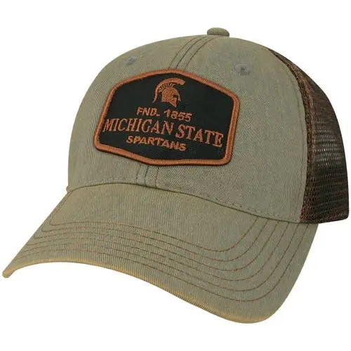 Our Legacy Michigan State Spartans Practice Old Favorite Trucker Snapback Hat