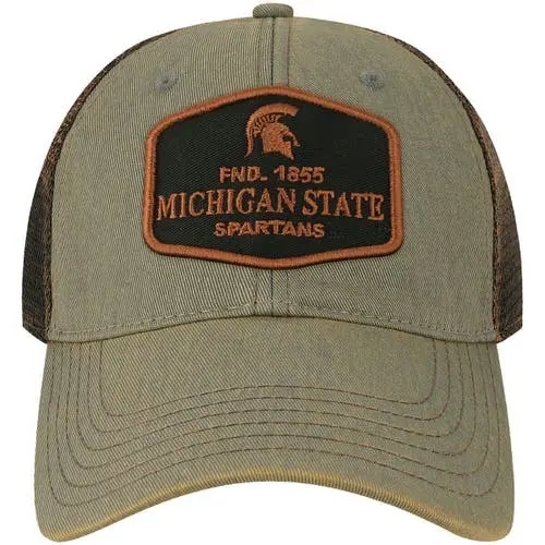 Our Legacy Michigan State Spartans Practice Old Favorite Trucker Snapback Hat