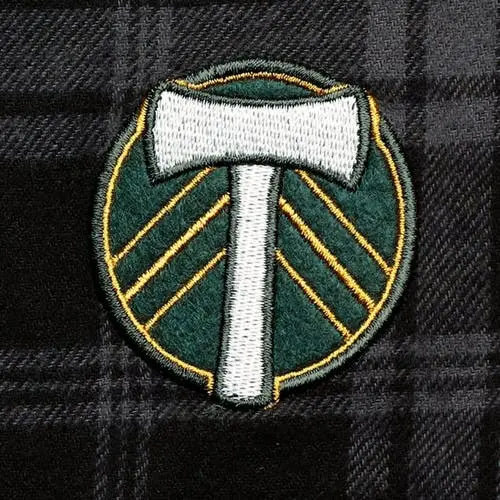 THE WILD COLLECTIVE Portland Timbers Buffalo Check Button-up Shirt
