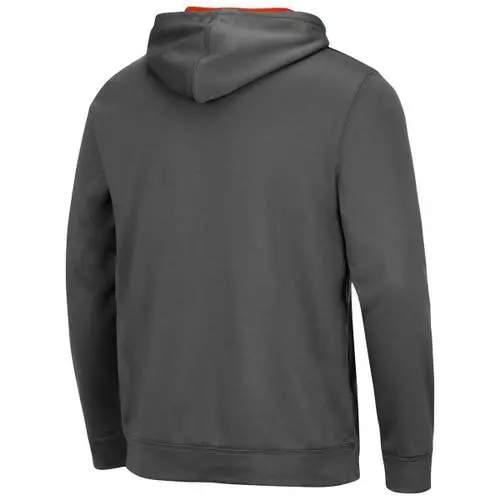 COLOSSEUM Clemson Tigers Slash Stack 2.0 Pullover Hoodie