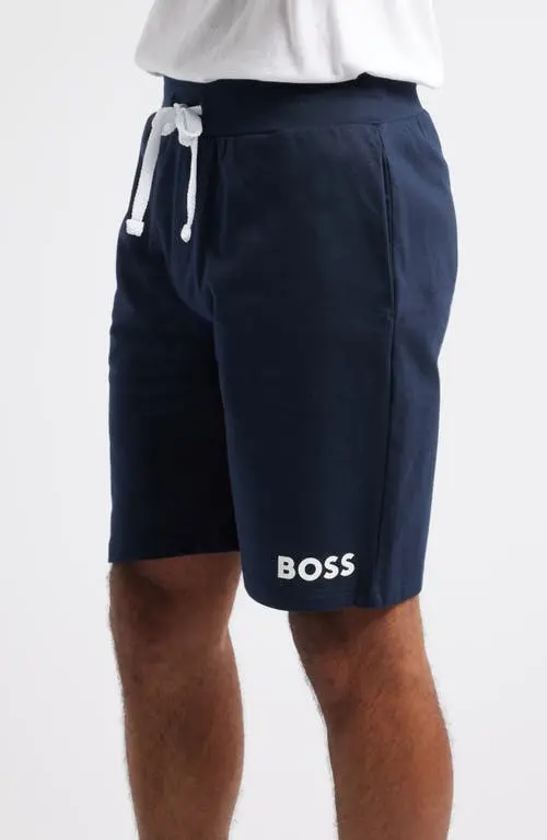 BOSS Ease Pajama Shorts - Navy