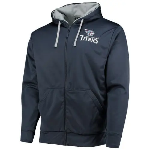 DUNBROOKE Gray Tennessee Titans Apprentice Full-zip Hoodie