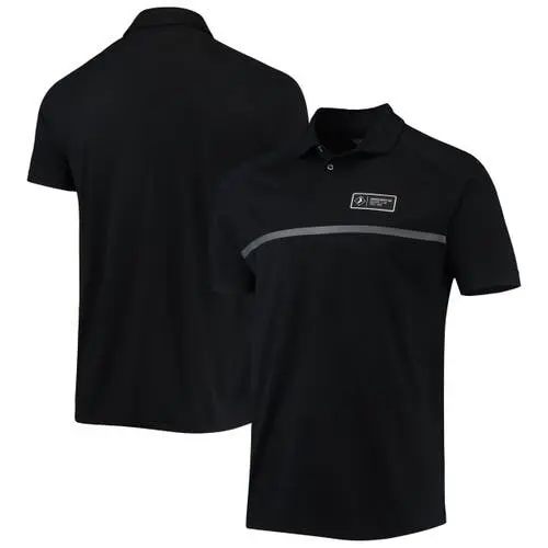 LEVELWEAR Chicago White Sox Sector Raglan Polo - Black