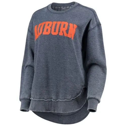 PRESSBOX Auburn Tigers Vintage Wash Pullover Sweatshirt