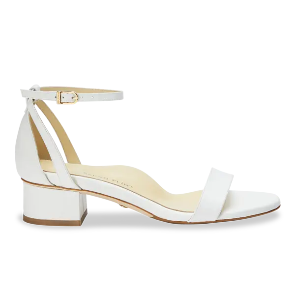 Sarah Flint Perfect Block Sandal 30 - White Calf