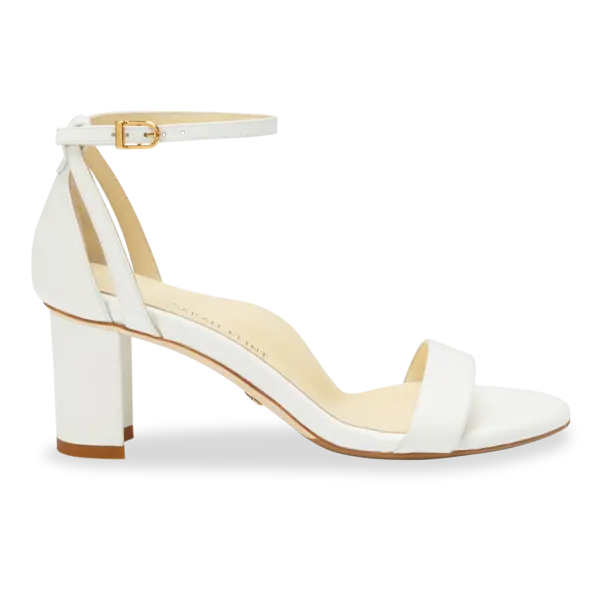 Sarah Flint Perfect Block Sandal 60 - White Calf
