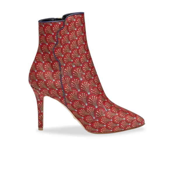 Sarah Flint Perfect Dress Bootie 90 - Red Vienna Jacquard