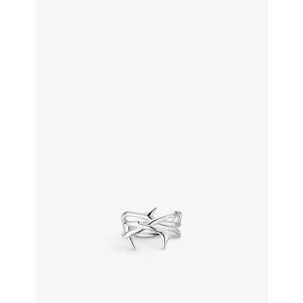 SHAUN LEANE Rose Thorn Sterling Ring - Silver