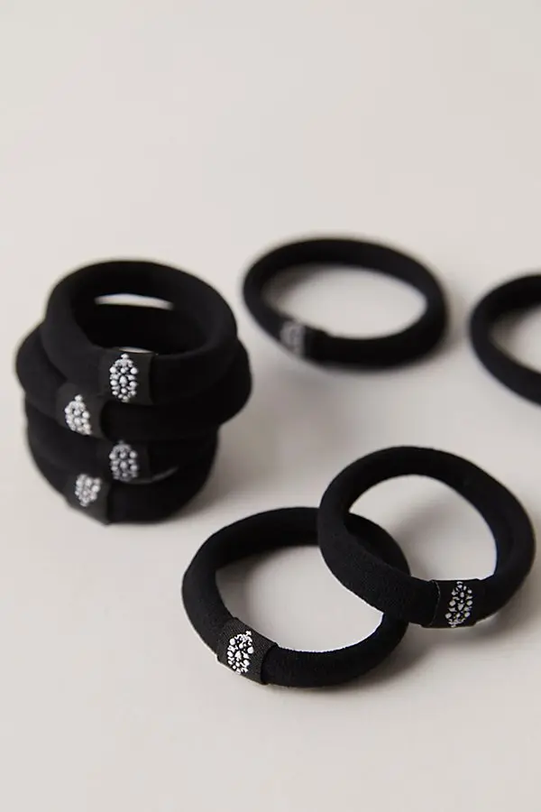 Free People Hair Tie Pack - Black