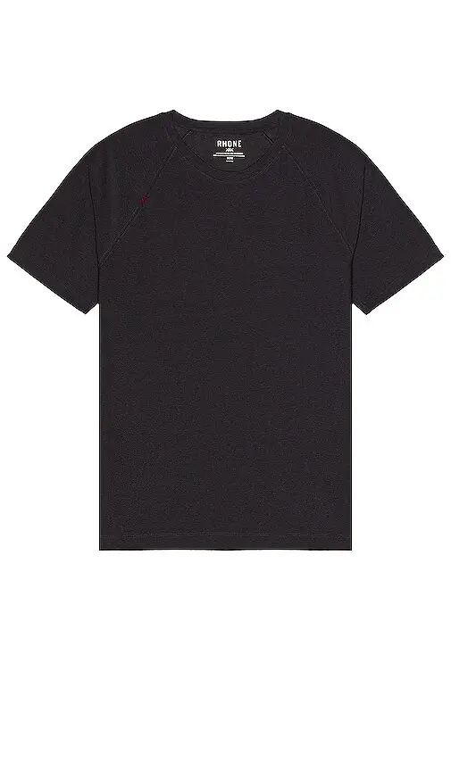RHONE Reign Short Sleeve In Black - Black Heather