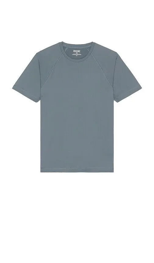 RHONE Short Sleeve Technical Shirt - Shadow Blue
