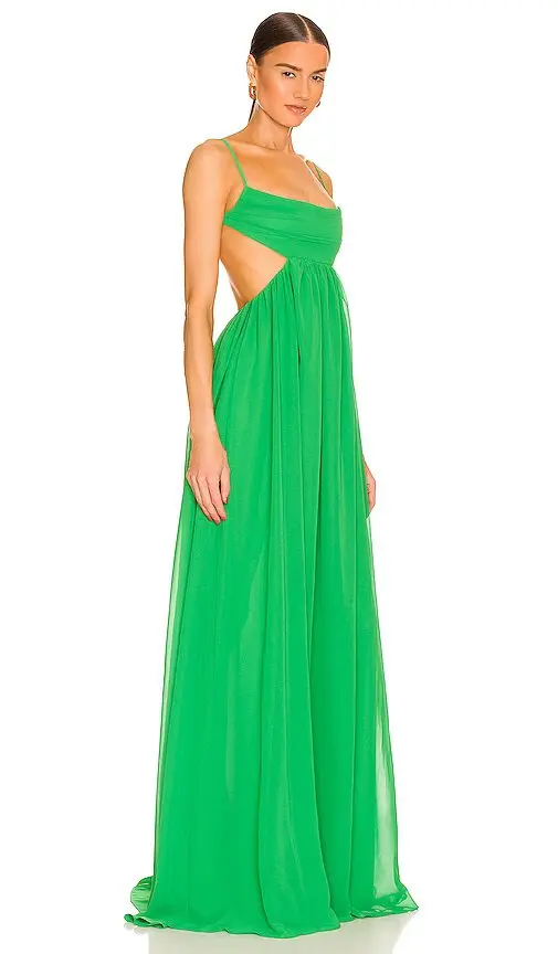 white christmas dresses Sau Lee Moira Cut-Out Dress, Black/Pink main image 0