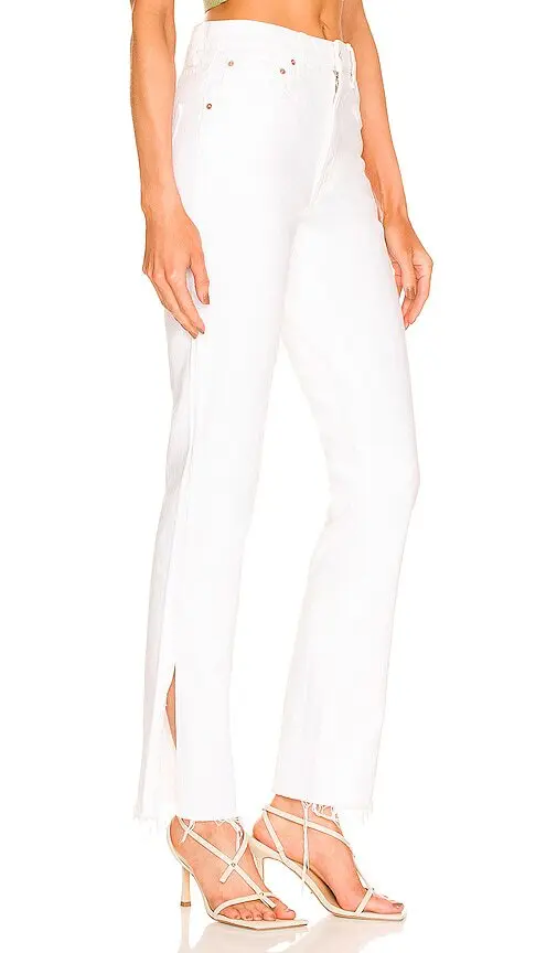 GRLFRND Harlow High Rise Boot Jeans With Split Hem