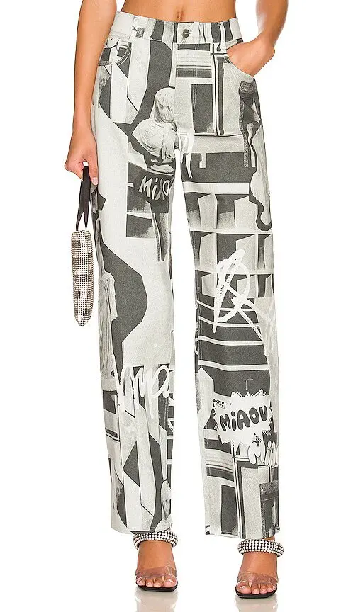 Miaou Fargo Pants - Stone Grey
