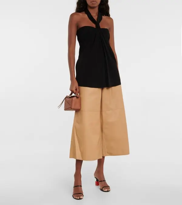 Loewe High-rise Leather Pants