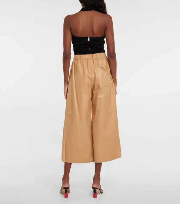 Loewe High-rise Leather Pants
