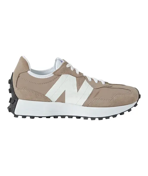 NEW BALANCE 327 Rubber-trimmed Suede And Shell Sneakers