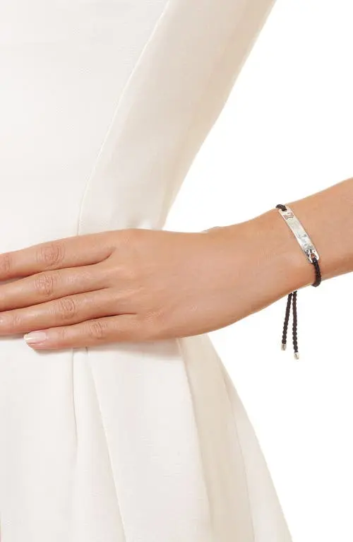 Monica Vinader Sterling Silver Bar Friendship Bracelet