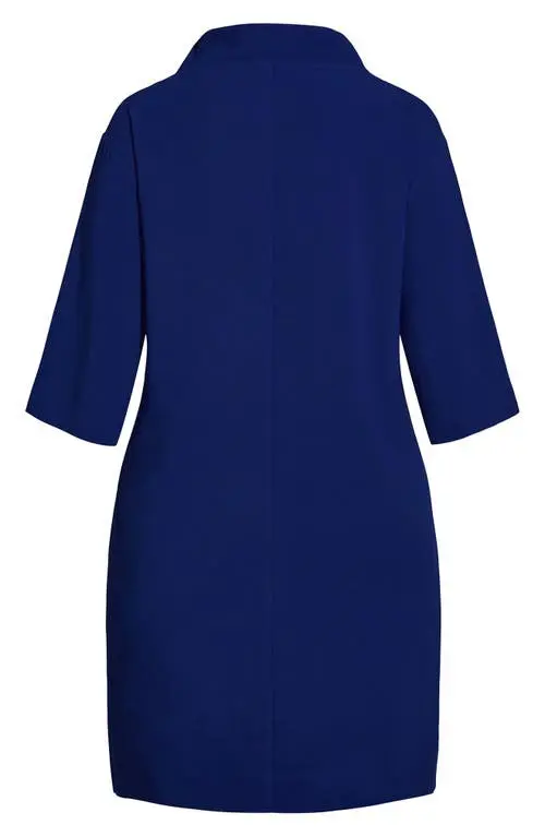 City Chic Refinity Cowl Neck A-line Dress