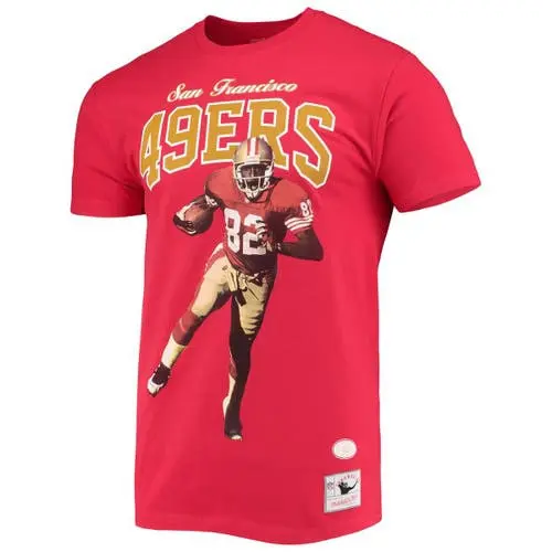Mitchell & Ness John Taylor San Francisco 49ers Player Graphics T-shirt