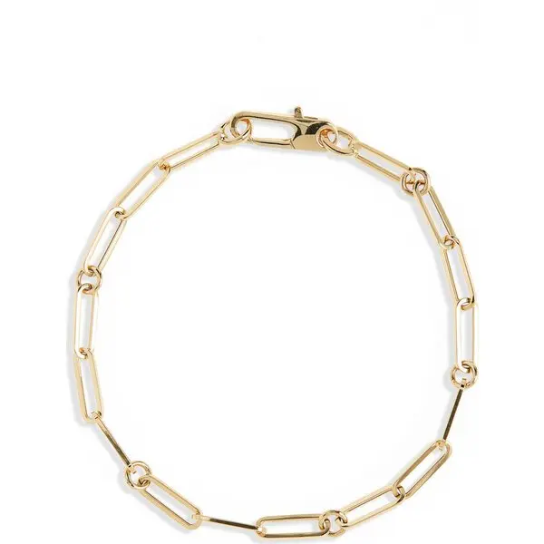 Roberto Coin 18k Gold Paper Clip Chain Bracelet - Yellow Gold