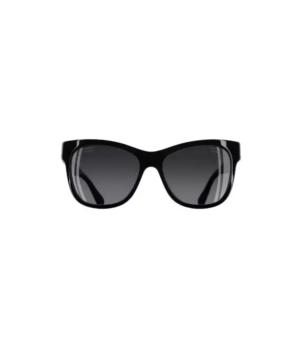 Chanel Square Frame Sunglasses - Black