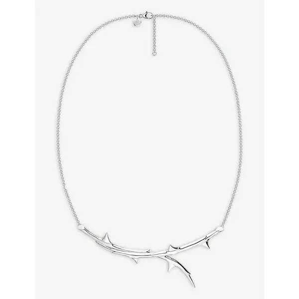 SHAUN LEANE Rose Thorn Necklace - Silver