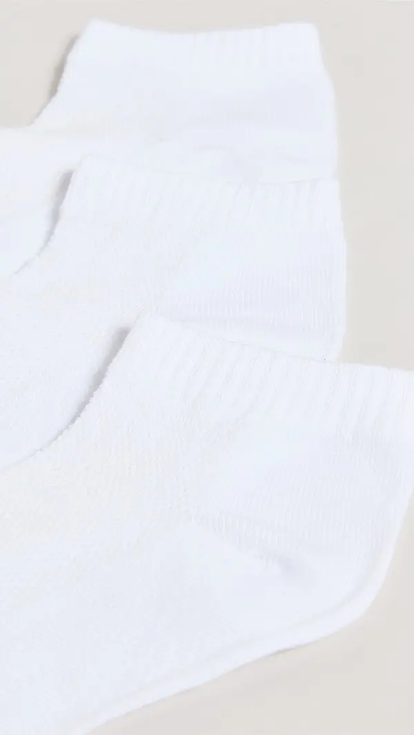 STEMS Everyday Ankle Socks Pack - Whites