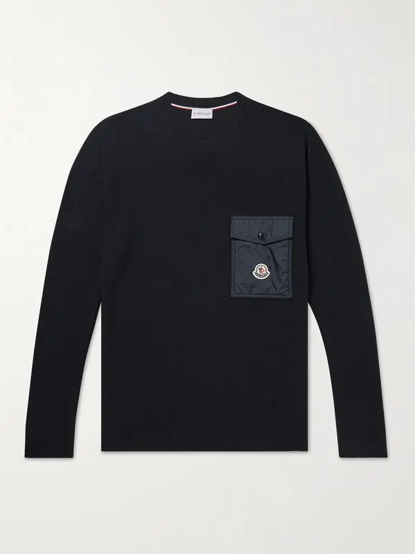 Moncler Logo-appliquéd Sweater