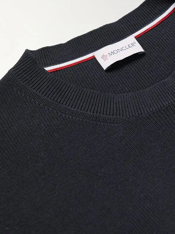 Moncler Logo-appliquéd Sweater