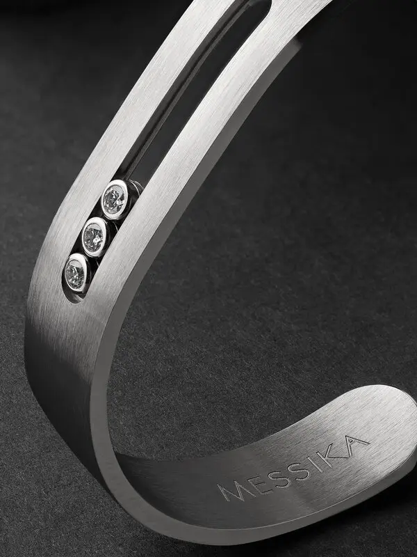 Messika Move Titanium Diamond Cuff