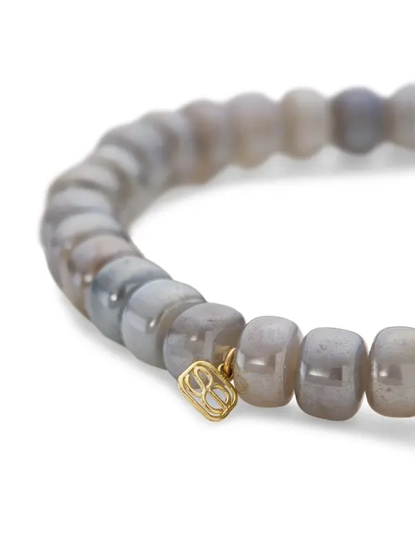 SYDNEY EVAN 14k & Moonstone Beaded Stretch Bracelet