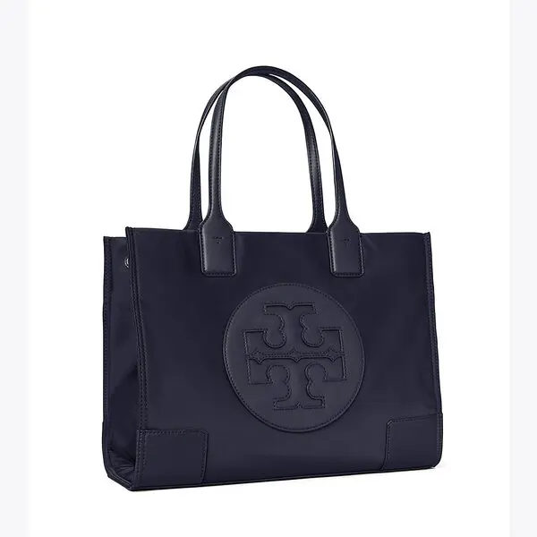 Tory Burch Small Ella Tote Bag - Navy Blue