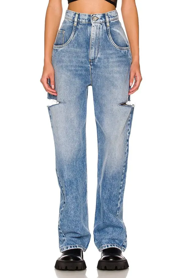 MAISON MARGIELA 5 Pocket Side Slit Jeans - Denim