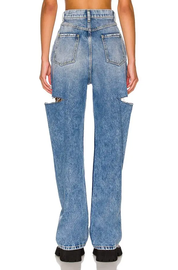 MAISON MARGIELA 5 Pocket Side Slit Jeans - Denim