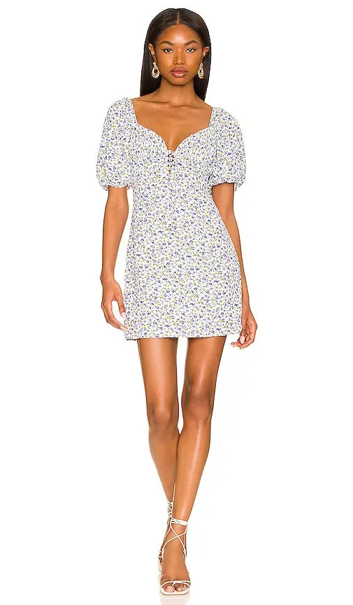 MORE TO COME Sherrie Puff Sleeve Dress