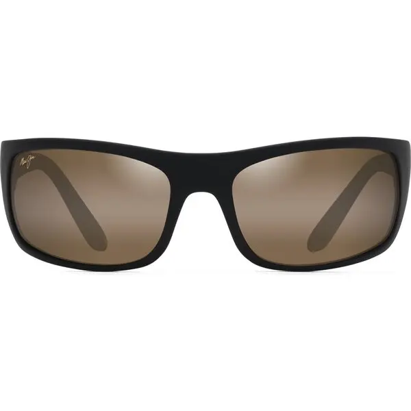 Maui Jim Peahi Sunglasses - Matte Black