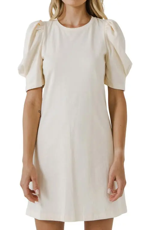 English Factory Puff Sleeve Cotton Dress