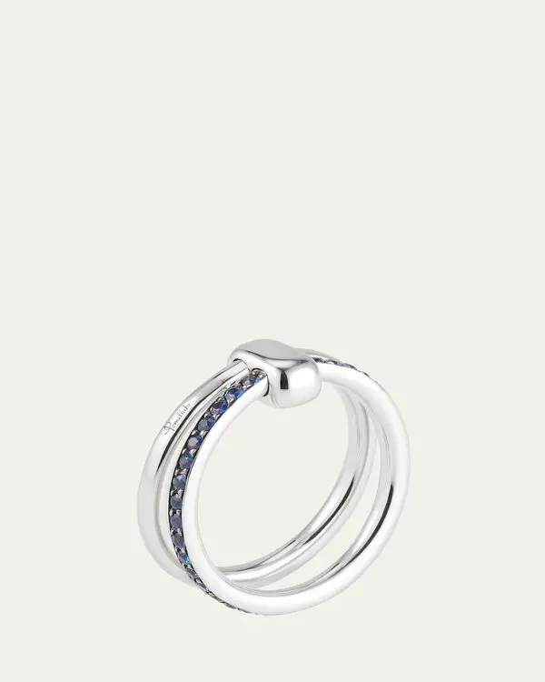 Pomellato Iconica Sapphire Ring - White Gold