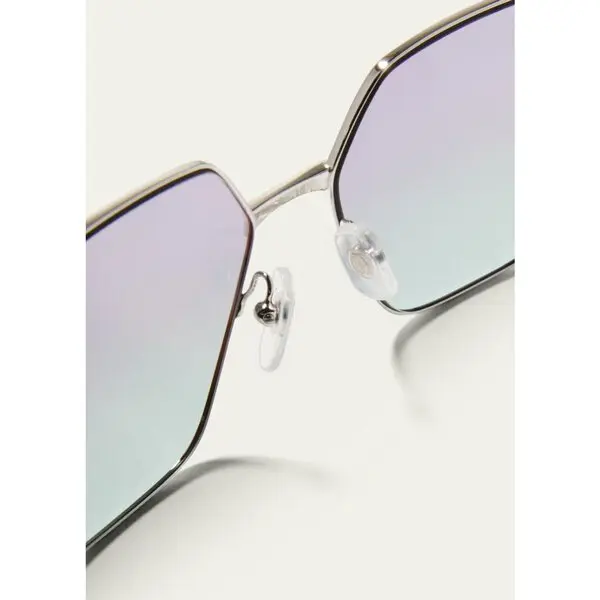 Cartier Oversized Square Metal Sunglasses