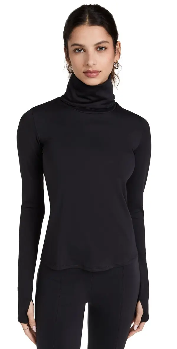Alo Yoga Alosoft Protection Turtleneck In Black - 50% Off 