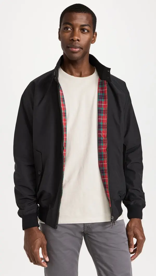 BARACUTA G9 Modern Classic Jacket - Black