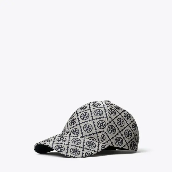 Tory Burch T Monogram Baseball Cap - Navy