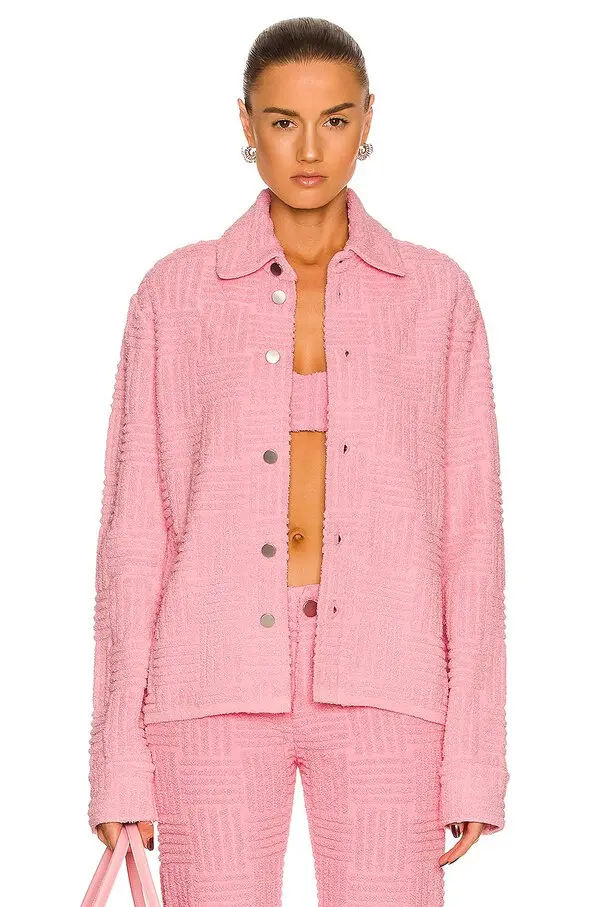 Bottega Veneta Jacquard Towelling Jacket
