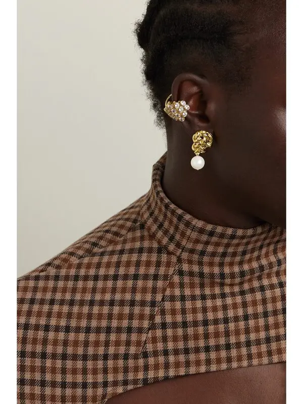 Completedworks Net Sustain Recycled Vermeil Pearl Earrings