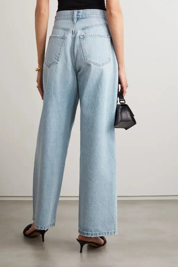 GOLDSIGN Net Sustain Dixon Organic Mid-rise Wide-leg Jeans