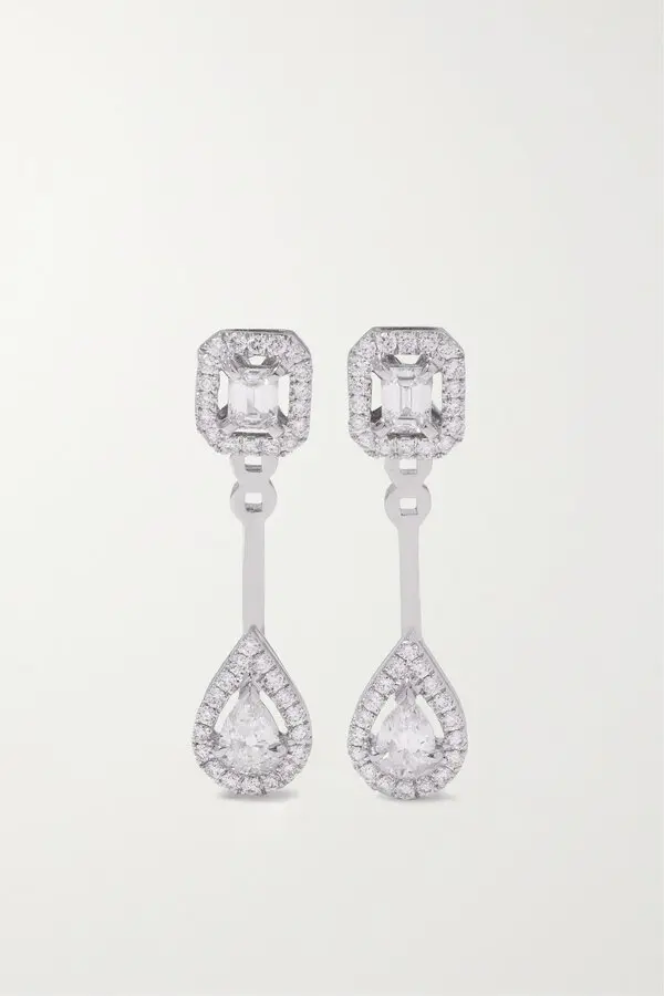 Messika My Twin Toi & Moi 18kt Diamond Earrings - Gold