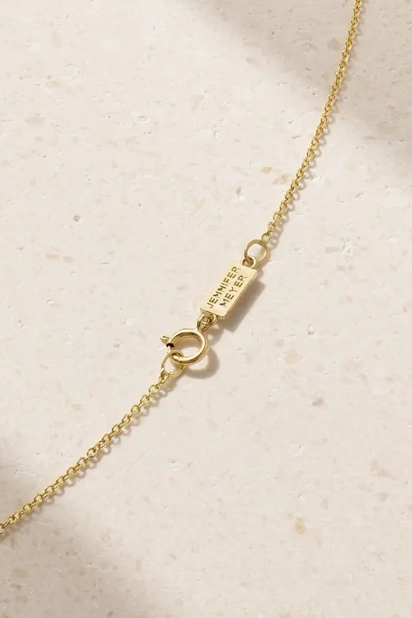 JENNIFER MEYER Mini Evil Eye Necklace